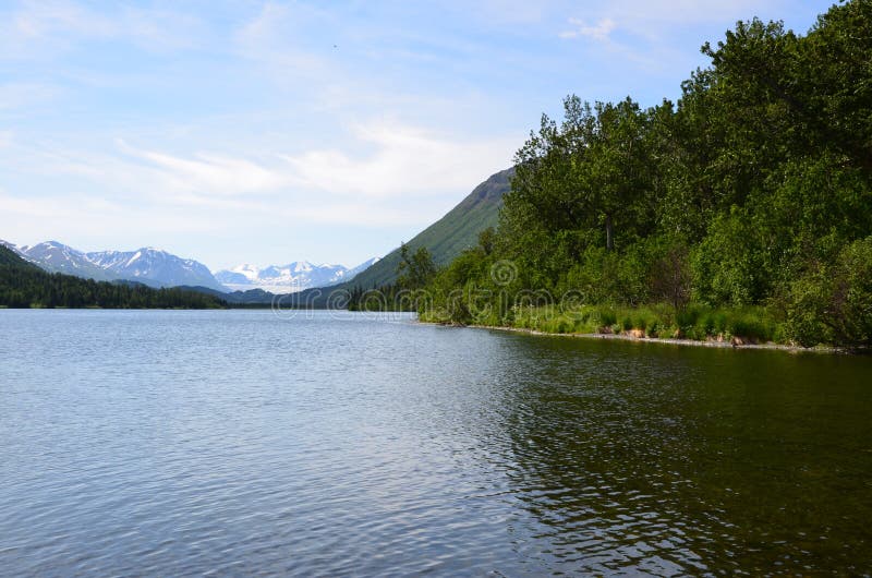 Alaska stock image. Image of water, wildlife, snow, mountain - 71743917