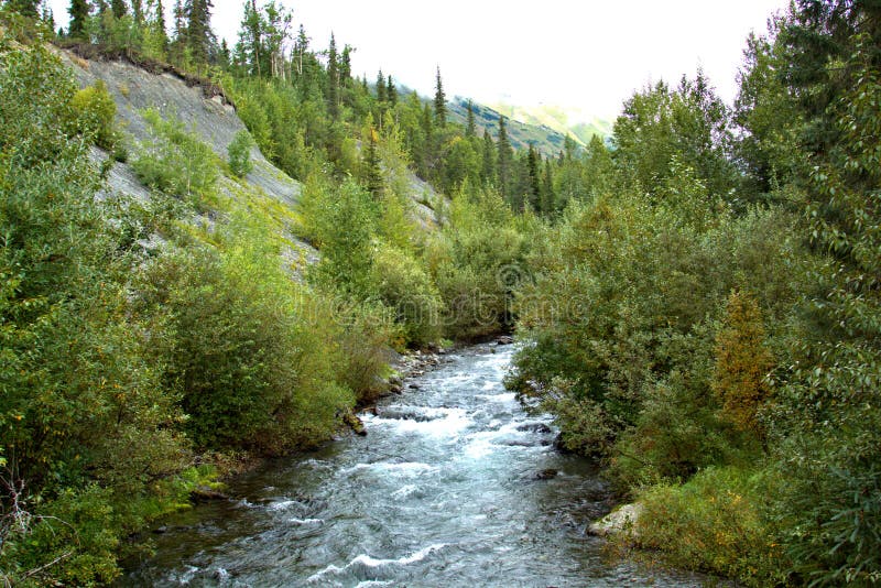 Alaska Landscape stock image. Image of rock, moving - 170774805