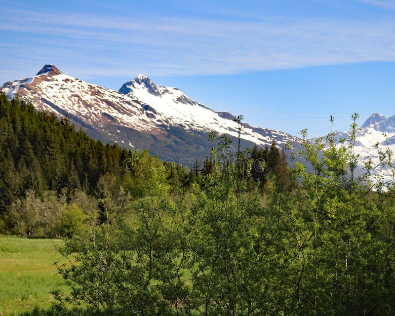 Alaska mountain landscape stock image. Image of mountains - 95831205