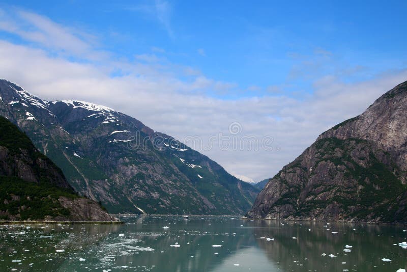 Alaska, Mountain Landscape in the Stephens Passage Stock Image - Image ...