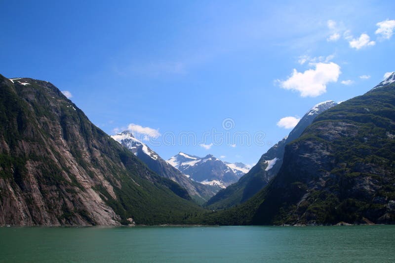 Alaska, Mountain Landscape in the Stephens Passage, United States Stock ...