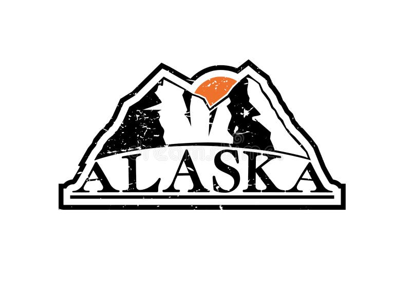 Alaska Mountains stock illustration. Illustration of symbol - 78262273