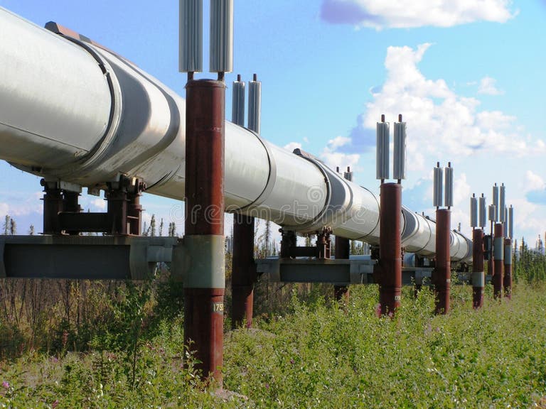 Alaska pipeline stock photo. Image of shell, prudhoe - 15567046