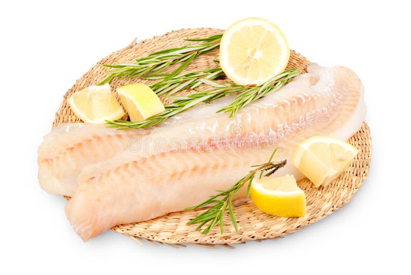 Alaska pollock fillets stock photo. Image of lemon, fish - 20253074
