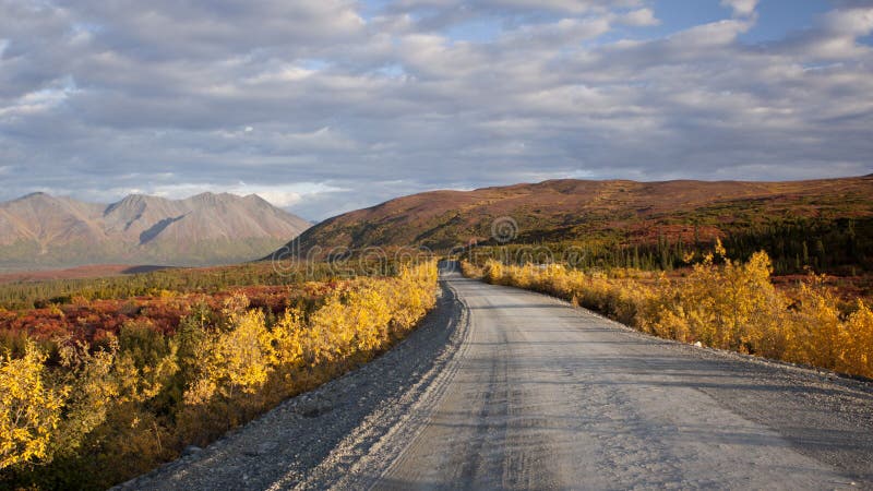 Alaska Range in Denali stock photo. Image of autumn, color - 24795374
