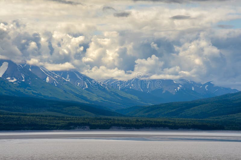 Alaska`s Cook Inlet stock image. Image of copy, space - 91270781