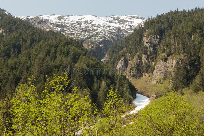 Alaska S Mountains and Rivers Stock Image - Image of landscape ...
