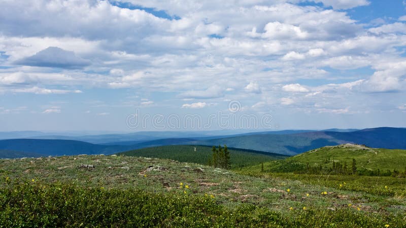 Alaska s Rolling Hills stock photo. Image of fairbanks - 26012464