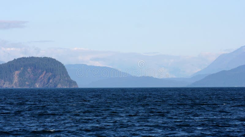 Alaska Sea stock image. Image of waves, terrain, boating - 3296765