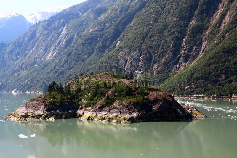 Alaska, Small Island in the Stephens Passage Stock Photo - Image of ...
