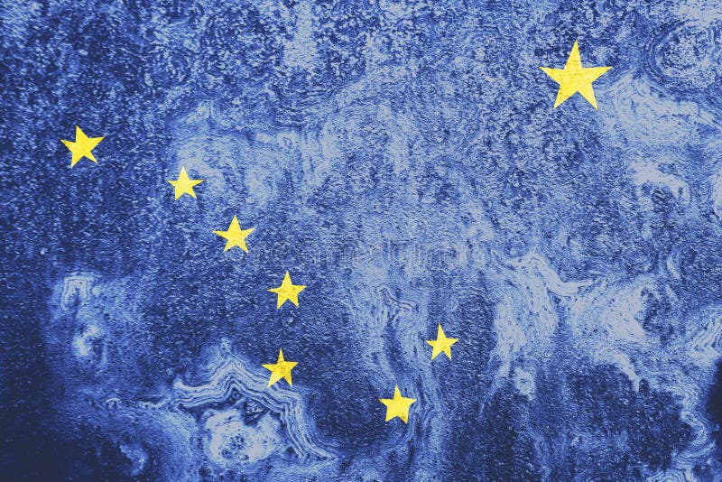 Alaska State Flag stock illustration. Illustration of artistic - 203222212