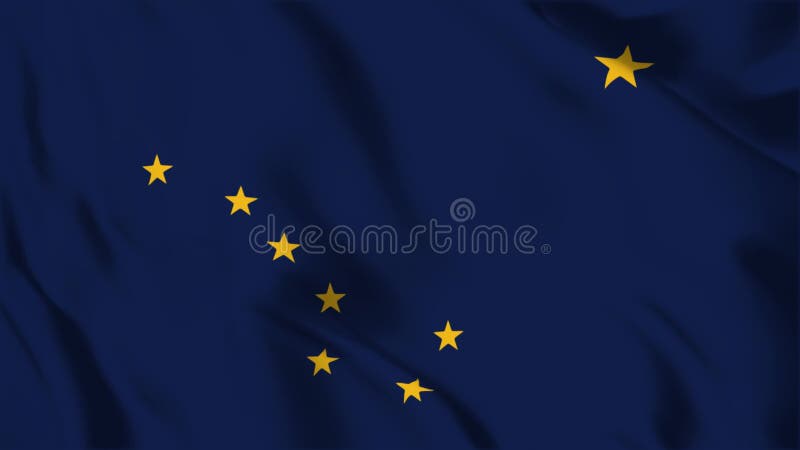 Alaska State with Beautiful Aurora View and a Deer Stock Footage ...