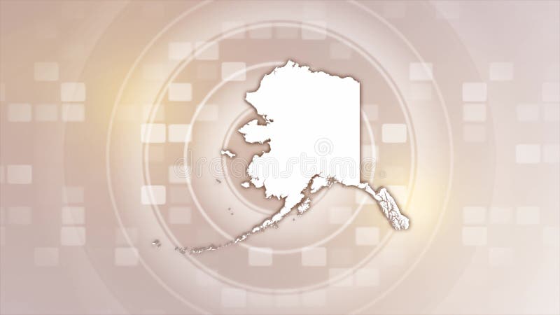 Alaska State Animated Map stock footage. Video of animation - 319900740