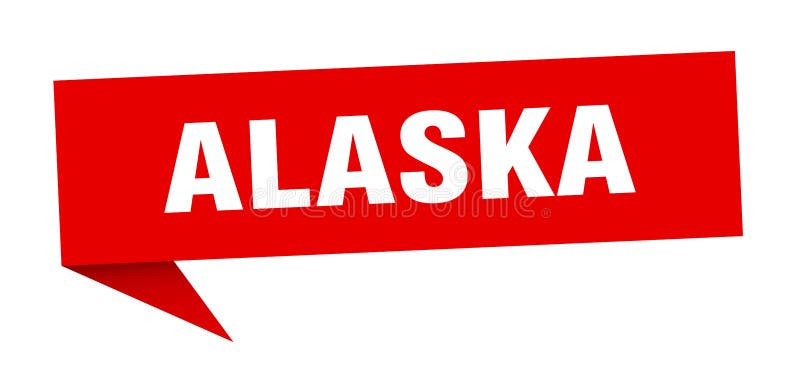 Alaska Sticker. Alaska Signpost Pointer Sign Stock Vector ...