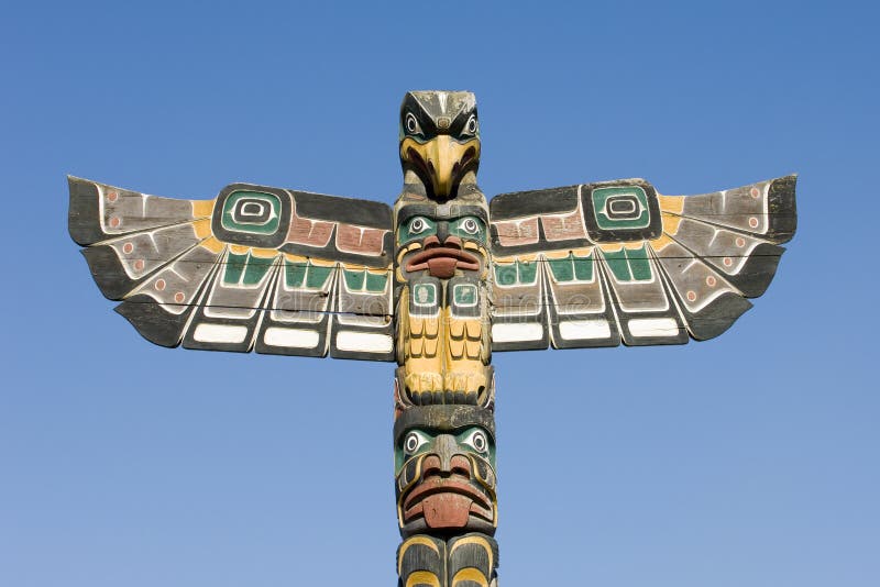 Alaska Totem Pole Series stock photo. Image of wood, alaska - 8345832