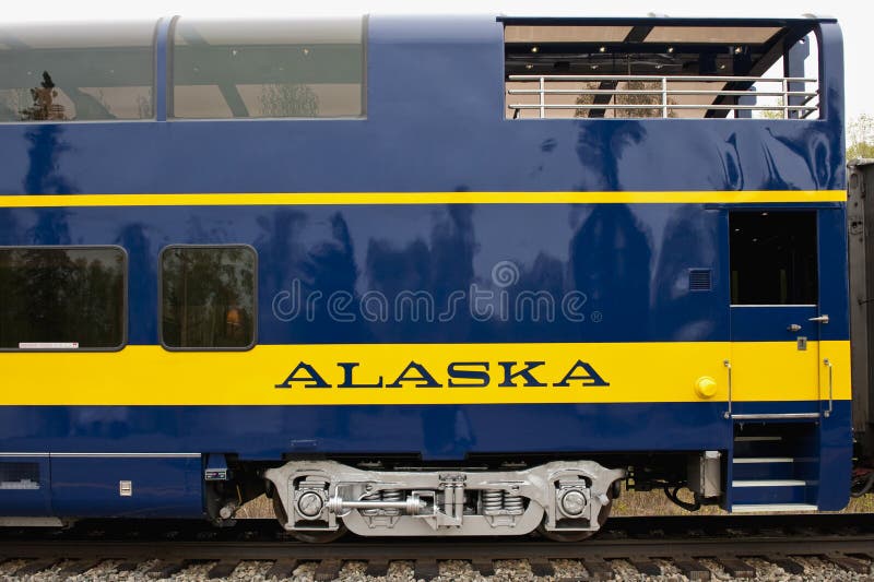 Alaska Train Car stock photo. Image of alaska, america - 11065024