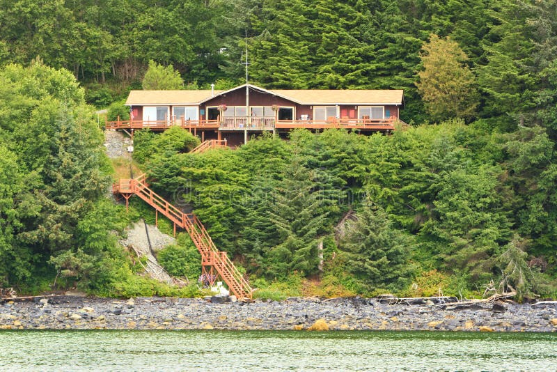 Alaska - Waterfront Living Auke Bay Editorial Stock Photo - Image of ...