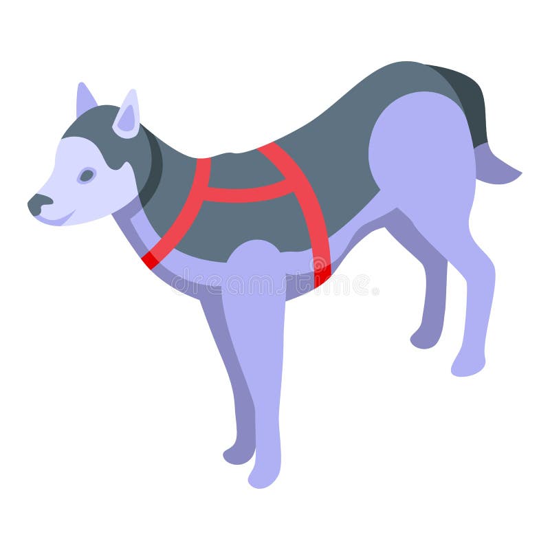 Alaska Wolf Icon Isometric Vector. Arctic Nature Stock Vector ...