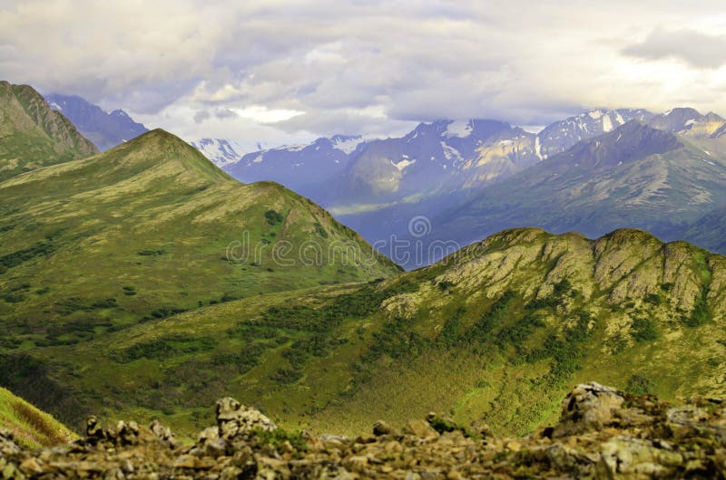 Alaskan hills stock image. Image of purple, north, scenic - 37805231