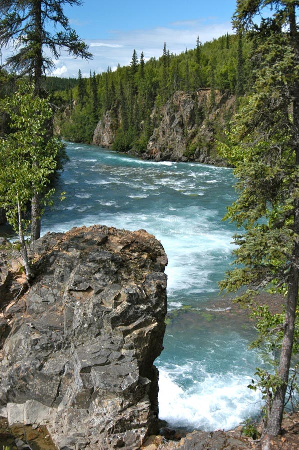 Alaskan River stock image. Image of alaska, lake, rapids - 24811749