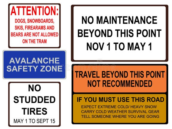 Avalanche Signs Stock Illustrations – 123 Avalanche Signs Stock ...