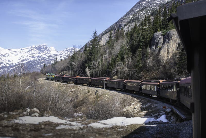 Alaskan train horizontal stock image. Image of alaskan - 101146965