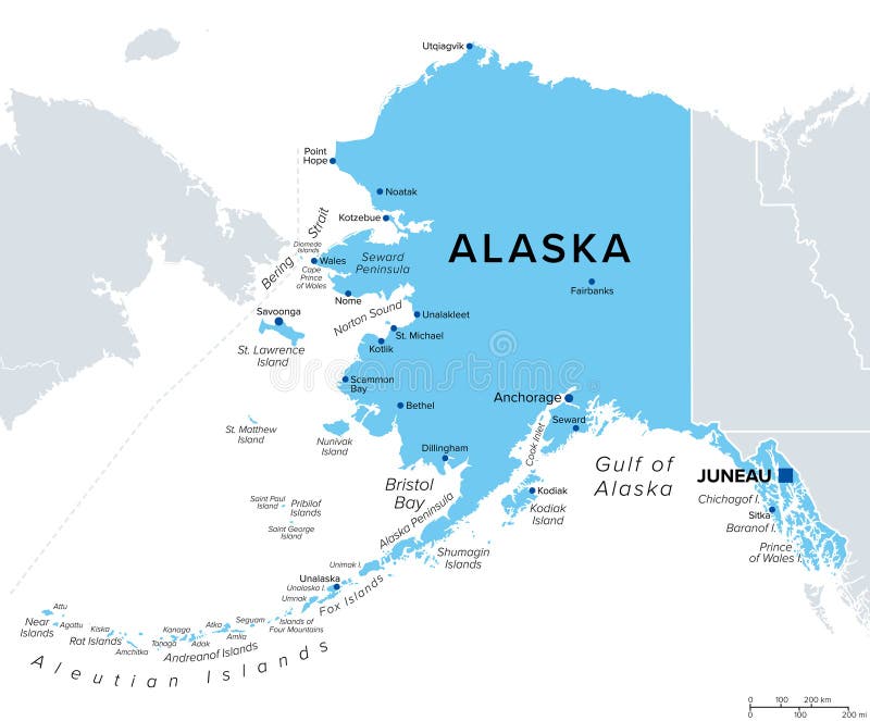 Alaska Russia Map Stock Illustrations – 301 Alaska Russia Map Stock ...