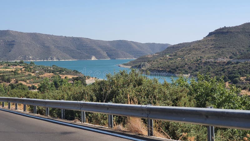Alassa Dam at Limassol District in Cyprus Island Stock Image - Image of ...