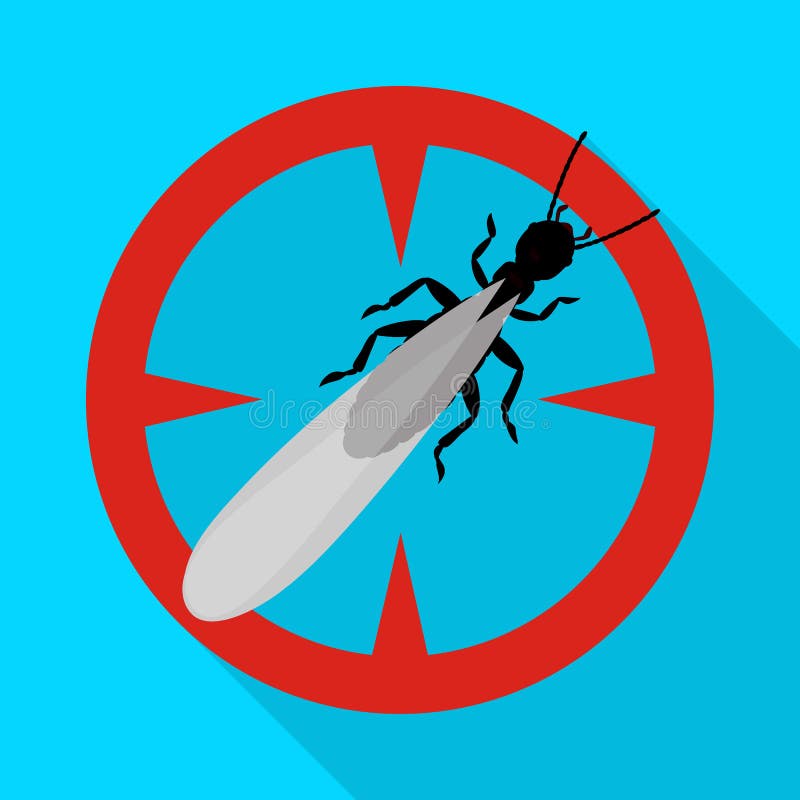 Alates Termite, Vector Icon.Black Vector Logo Isolated on White ...