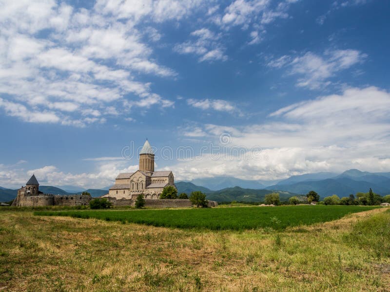 Alaverdi Cathedral in Georgia Stock Image - Image of history, castle ...