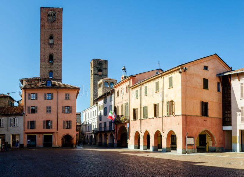 Piazza Risorgimento No Mapa De Benevento Na Campânia Foto de Stock ...