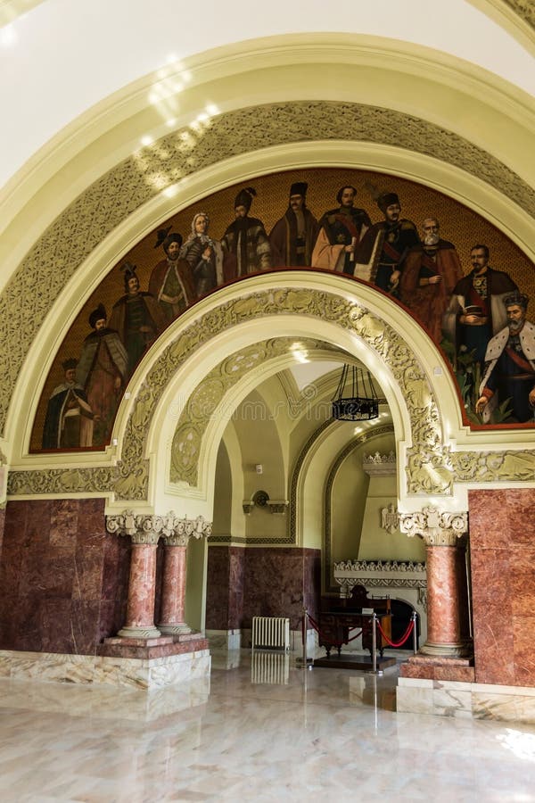 Interior of the Union Hall editorial stock photo. Image of gheorghe ...