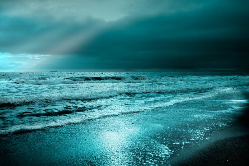 Alba Mar Nero immagine stock. Immagine di riposarsi, mare - 4257077