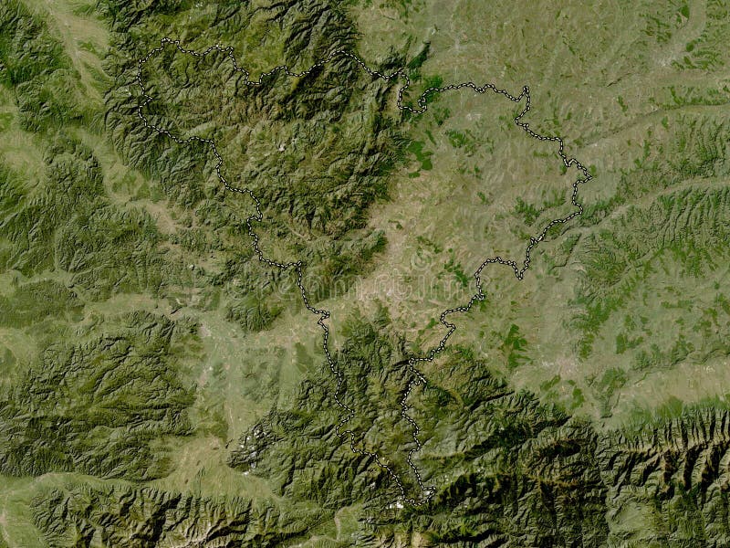 Alba, Romania. Low-res Satellite. No Legend Stock Illustration ...