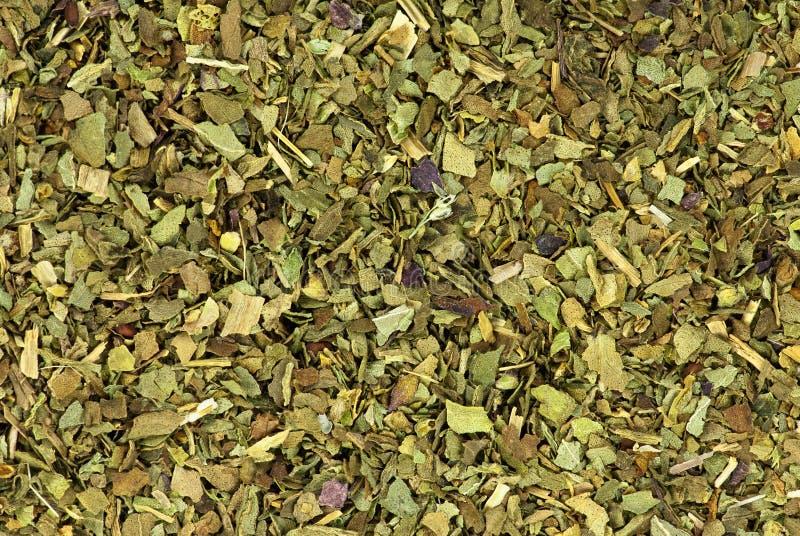 Albahaca seca foto de archivo. Imagen de cooking, textura - 18768874