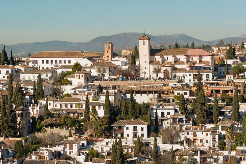 Albaicin District of Granada Stock Photo - Image of medieval, heritage ...