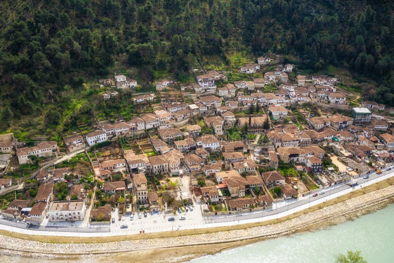 Albania- Berat County- Berat- Gorica- Osum River Stock Photo - Image of ...