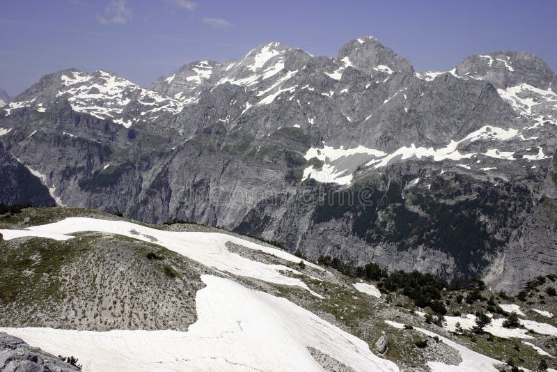 Albanian Alps stock photo. Image of danger, beauty, travel - 16671344