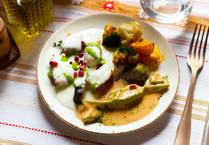 Cornbread with Vegetables, Buke Misri, Albanian Refreshments Stock ...