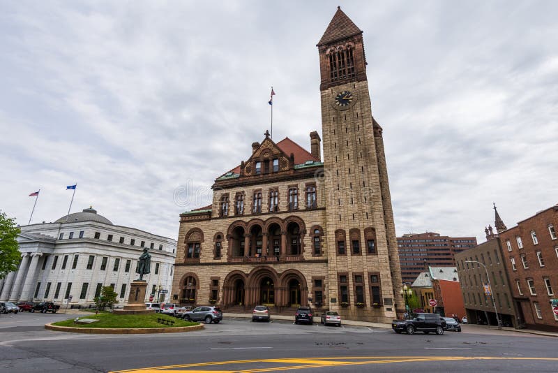 Albany City Hall in Albany, New York Stock Image - Image of ...