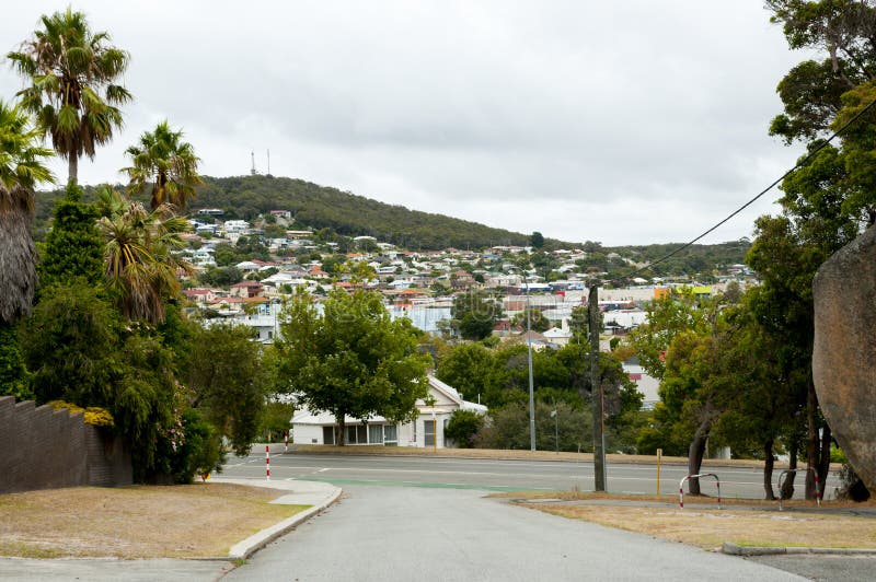 Albany stock image. Image of travel, main, sunset, attraction - 118753483