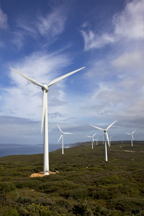 Albany Wind Farm stock photo. Image of spin, alternative - 16492440