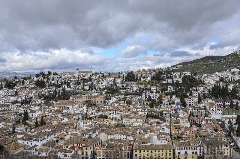 Albayzin, Granada (Spain) stock photo. Image of granada - 34502986