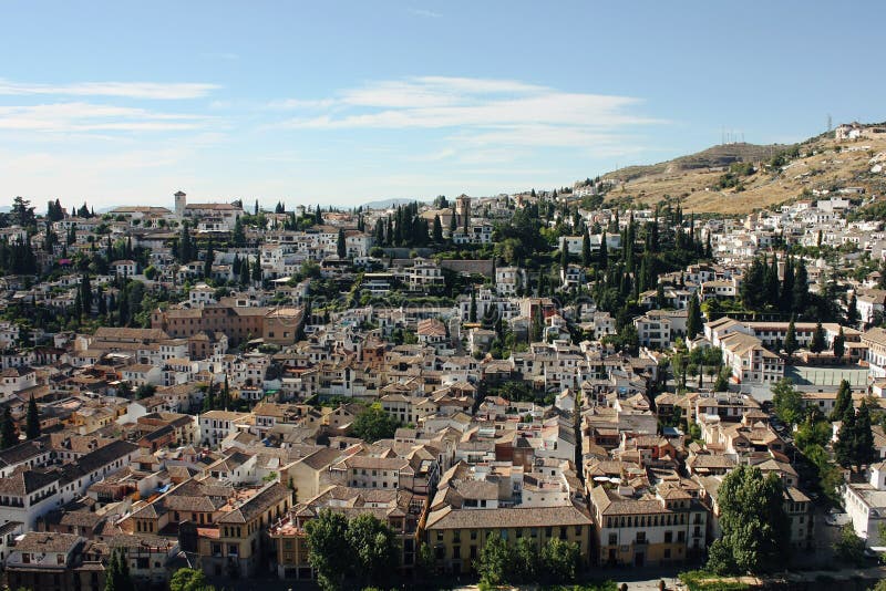 Albayzin Neighborhood in Granada, Spain Stock Photo - Image of granada ...