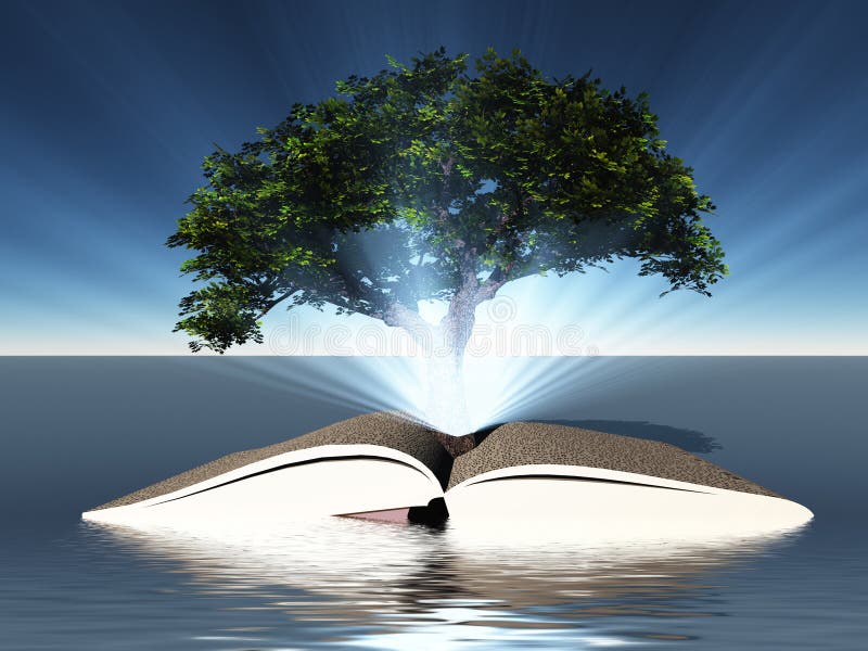Albero di conoscenza illustrazione di stock. Illustrazione di ambiente ...
