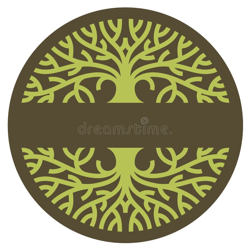 Logo Vettoriale Albero illustrazione vettoriale. Illustrazione di ...