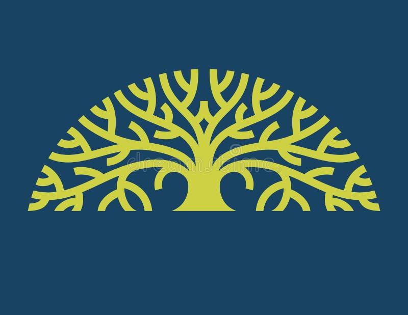 Albero Logo Vector illustrazione vettoriale. Illustrazione di ecologia ...