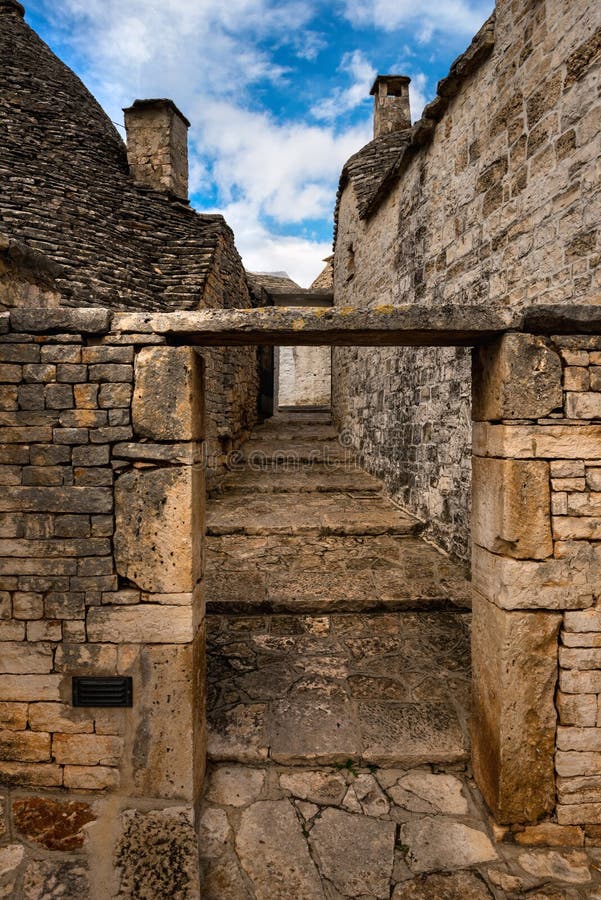 Alberobello Italy stock photo. Image of roof, road, door - 38539732