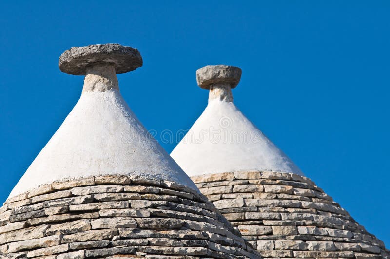 Alberobello S Trulli. Puglia. Italy Stock Image - Image of pinnacle ...