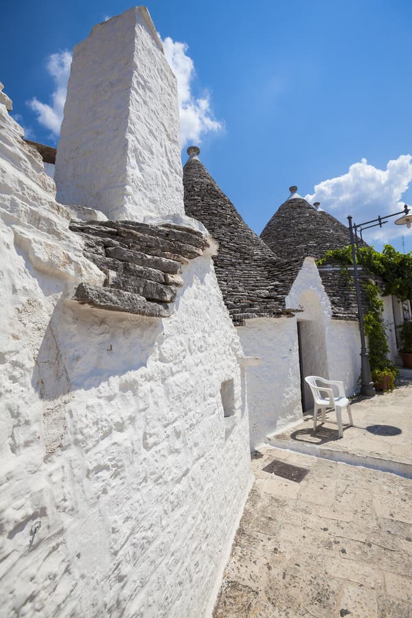 Alberobello Trulli Italien Dorf Stockfoto - Bild von stadt, aufbau ...